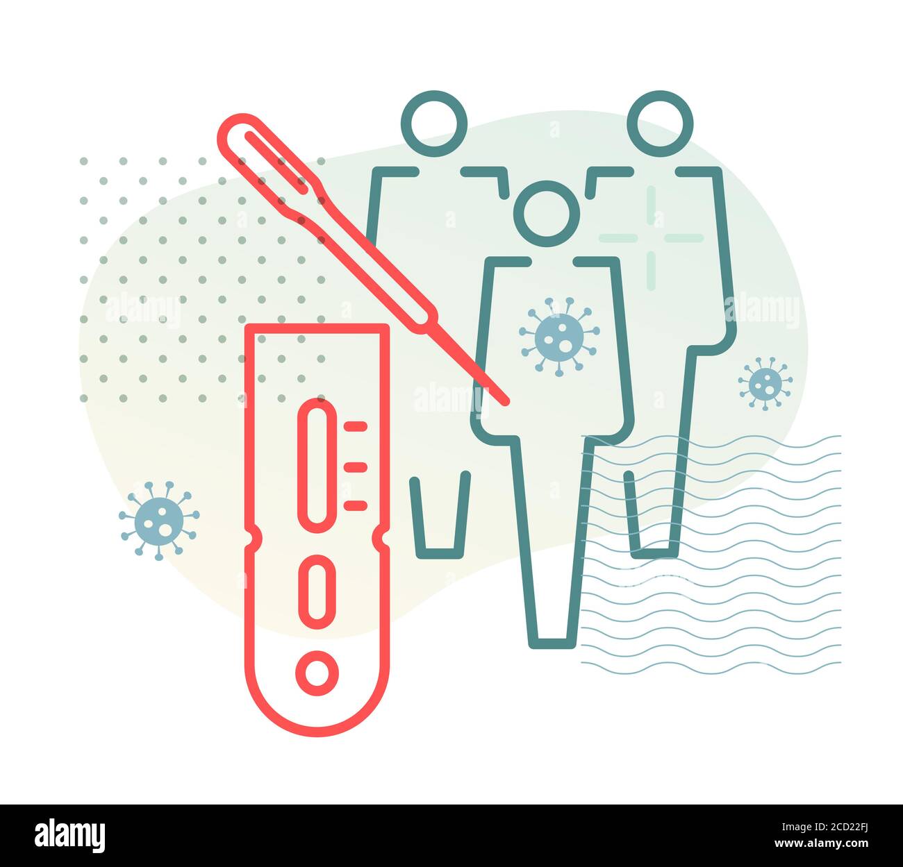 Covid 19 antibody screening Stock Vector Images - Alamy