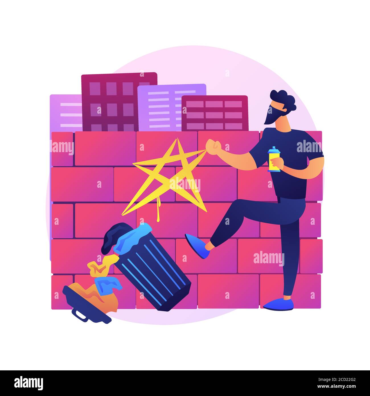 Violence vandalism Stock Vector Images - Alamy