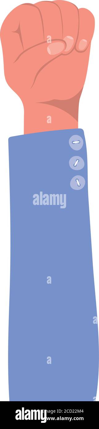 fist sign with hand up design of People arm finger person learn ...