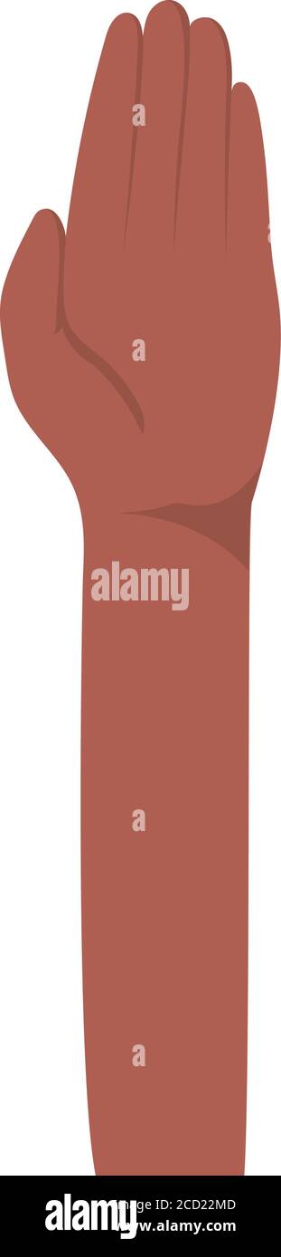 hand up design of People arm finger person learn communication ...