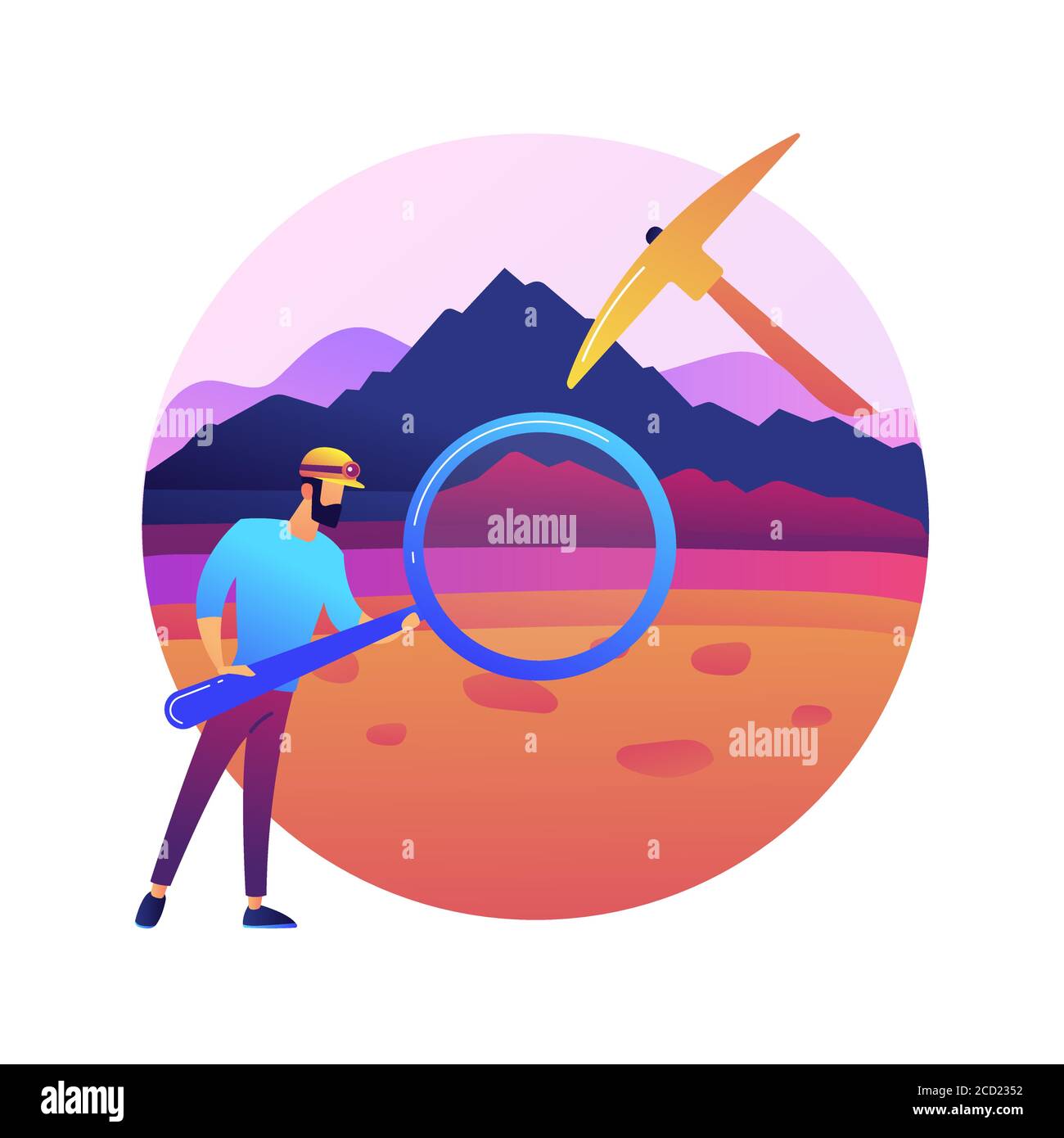 Geology abstract concept vector illustration Stock Vector Image & Art ...