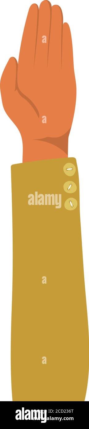 hand up design of People arm finger person learn communication ...