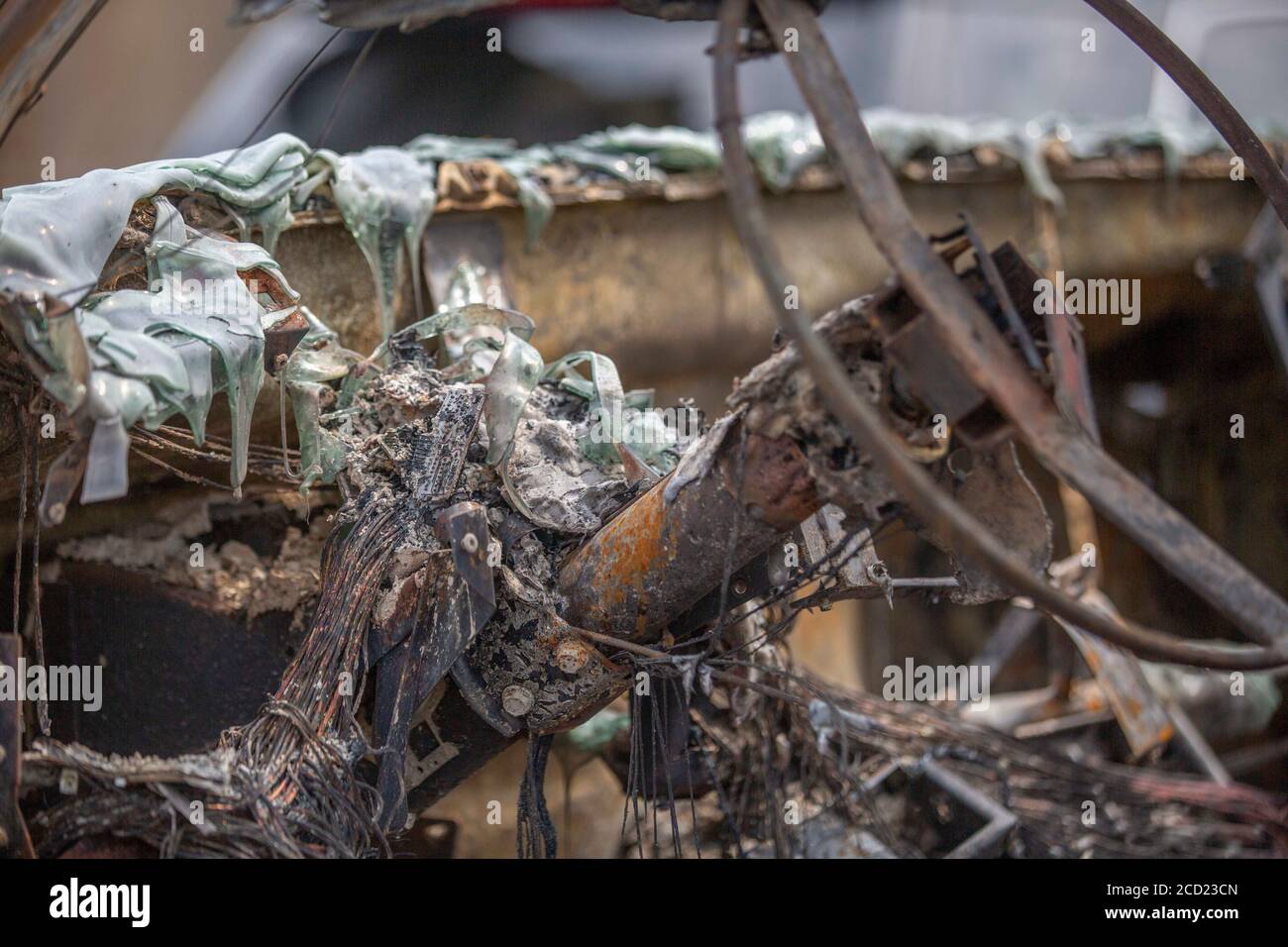 Burned out truck hi-res stock photography and images - Alamy