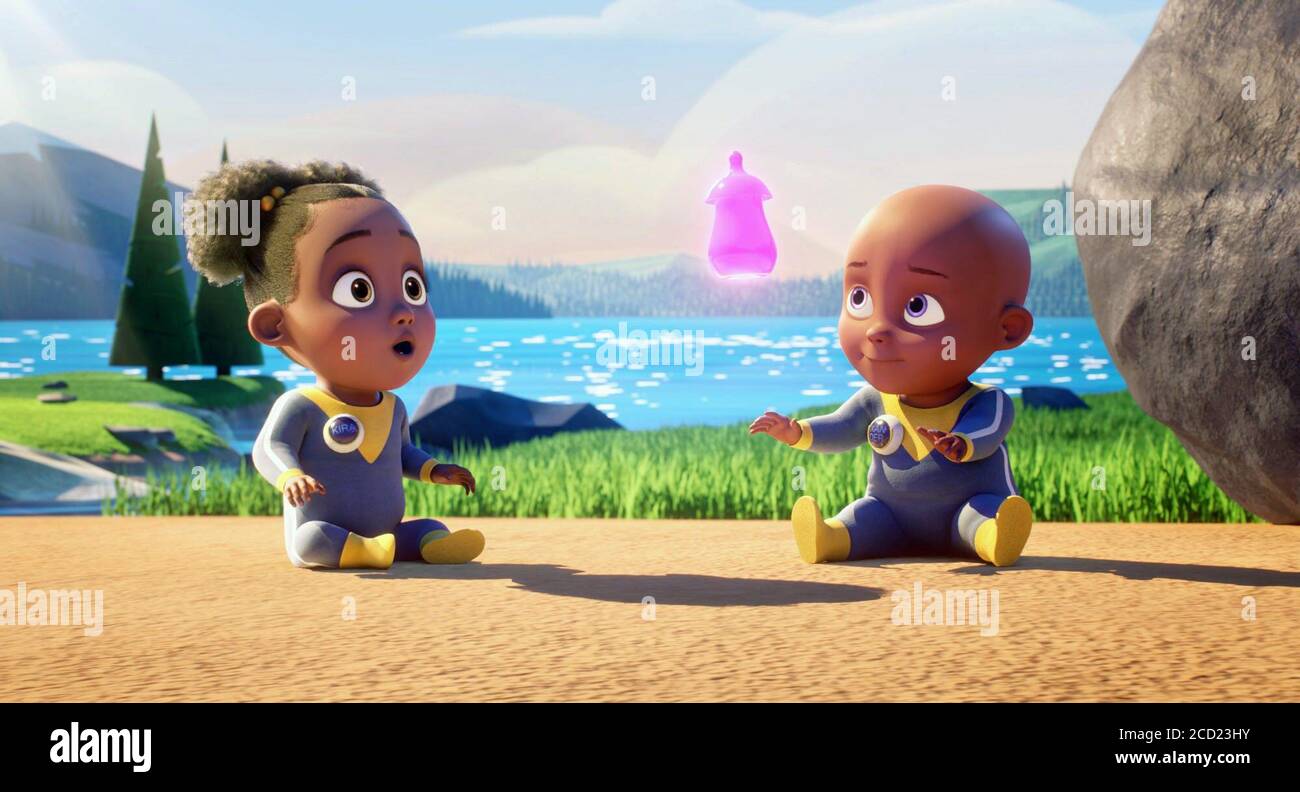FEARLESS, from left: Kira (voice: Amari McCoy), Xander, 2020. © Netflix ...