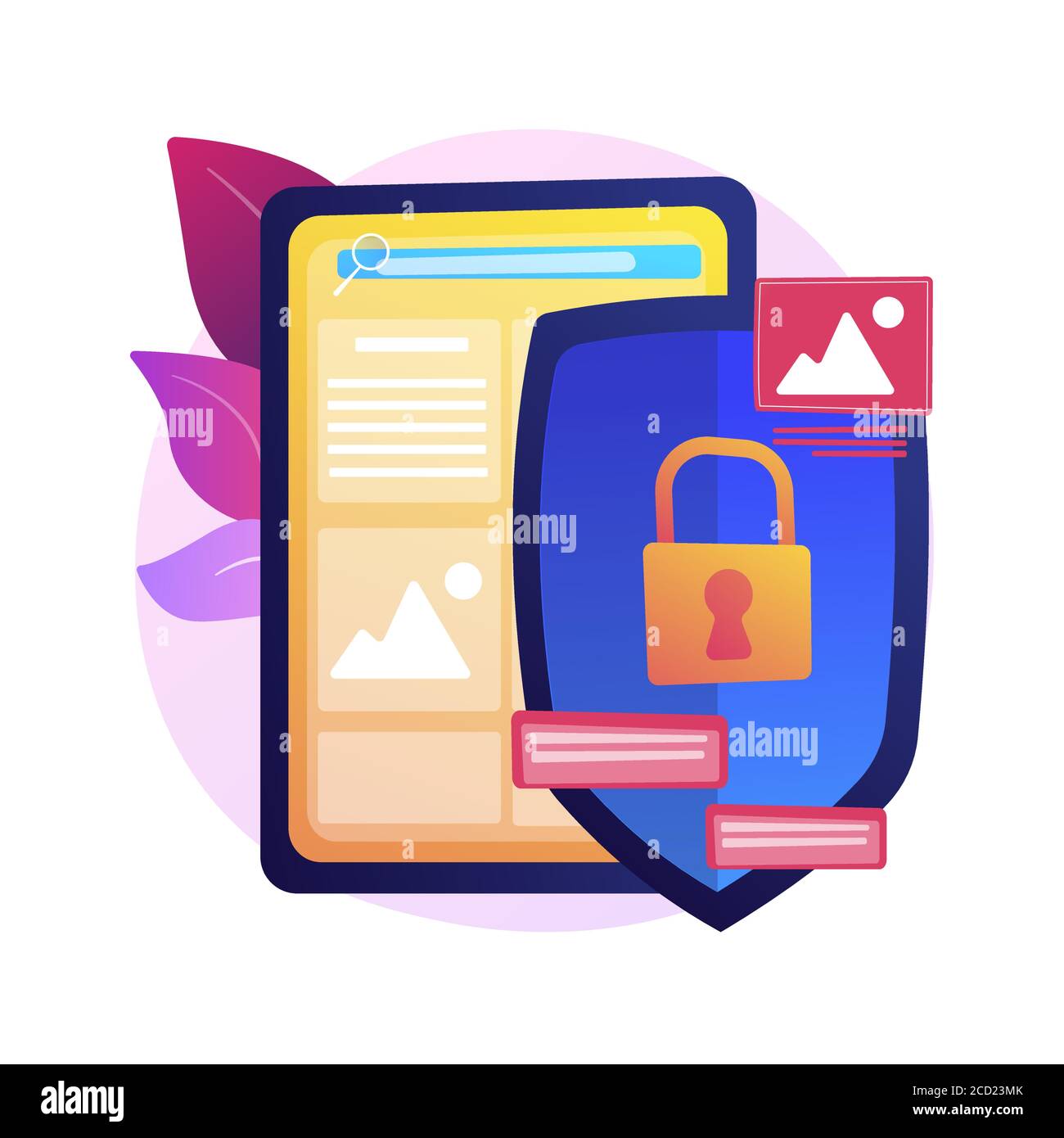 Media content control abstract concept vector illustration Stock Vector ...