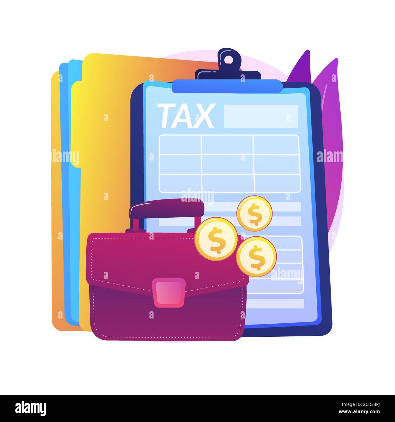 Corporate tax abstract concept vector illustration Stock Vector Image ...