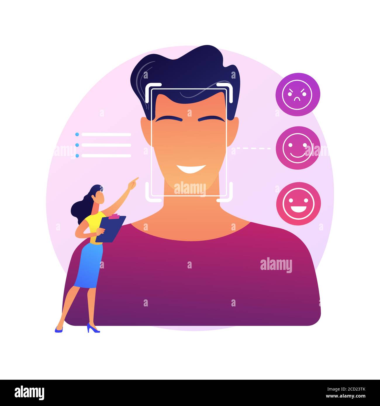 Emotion detection abstract concept vector illustration Stock Vector ... Emotion detection abstract concept vector illustration Stock Vector ...