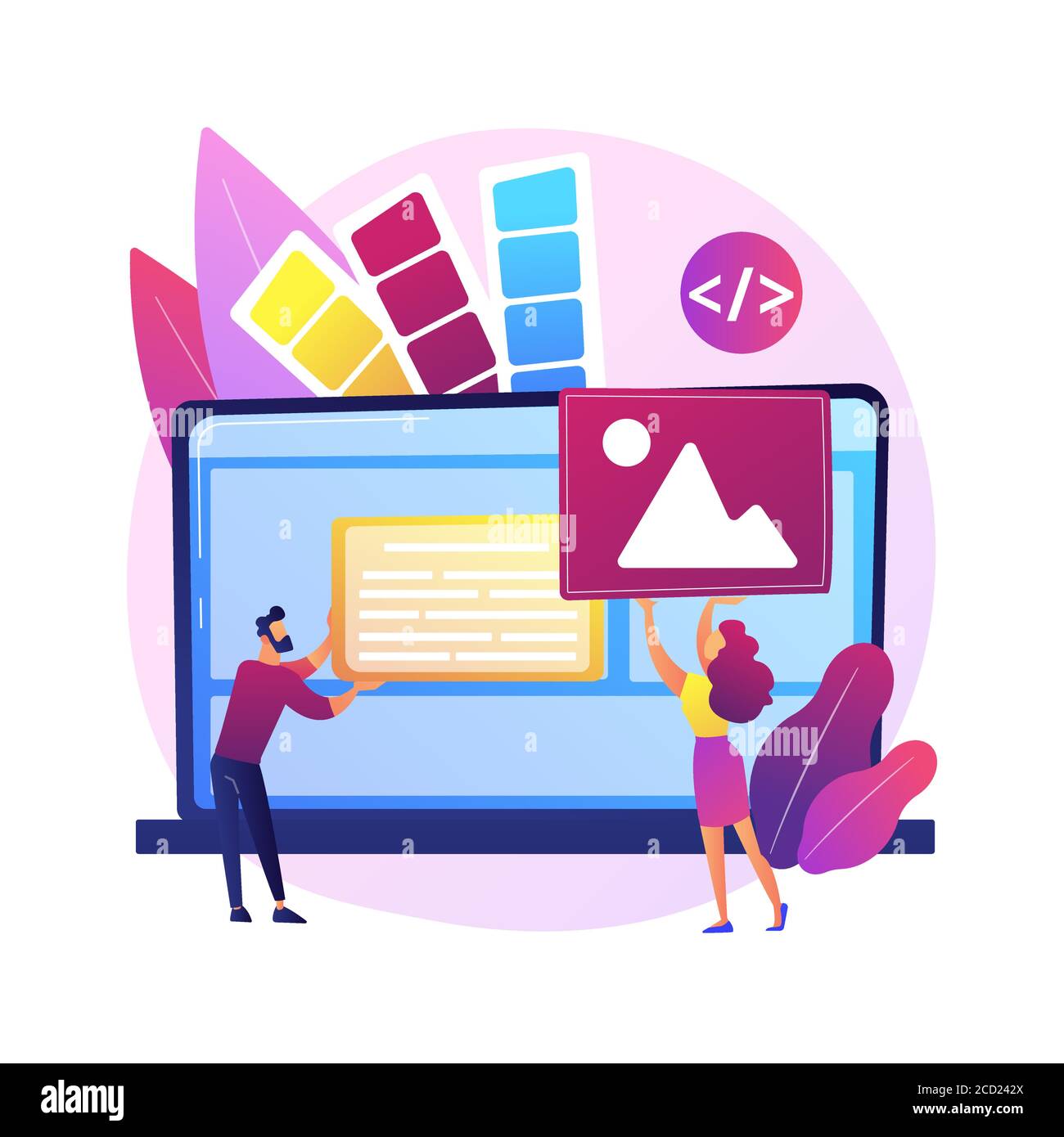 Low Code Development Abstract Concept Vector Illustration Stock Vector Image And Art Alamy