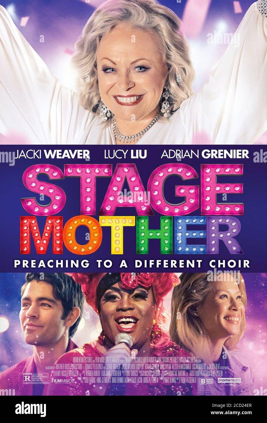 STAGE MOTHER, US poster, top: Jacki Weaver; bottom from left: Adrian ...