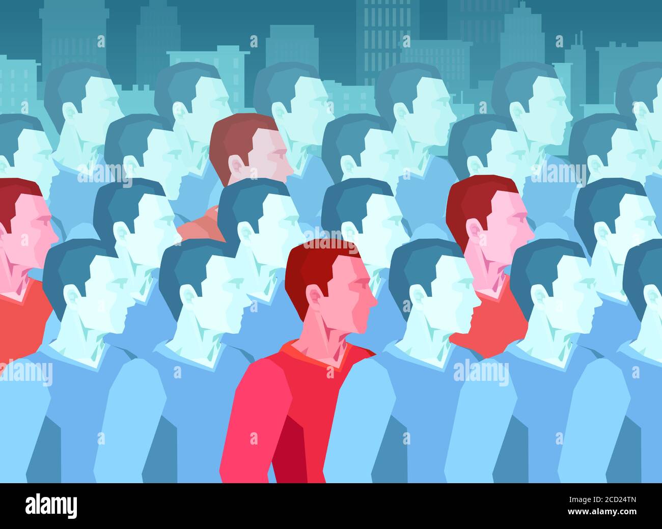 Infection rate people Stock Vector Images - Alamy