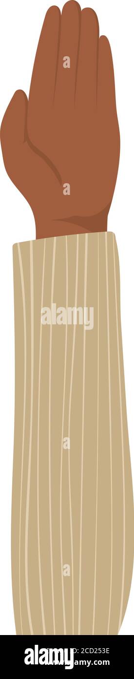 hand up design of People arm finger person learn communication ...