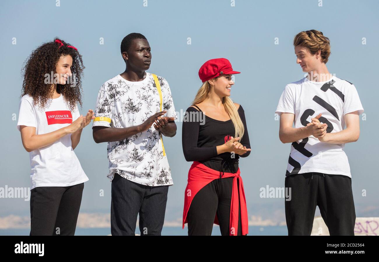 FIND ME IN PARIS, from left: Eubha Akilade, Terique Jarrett, Jessica ...