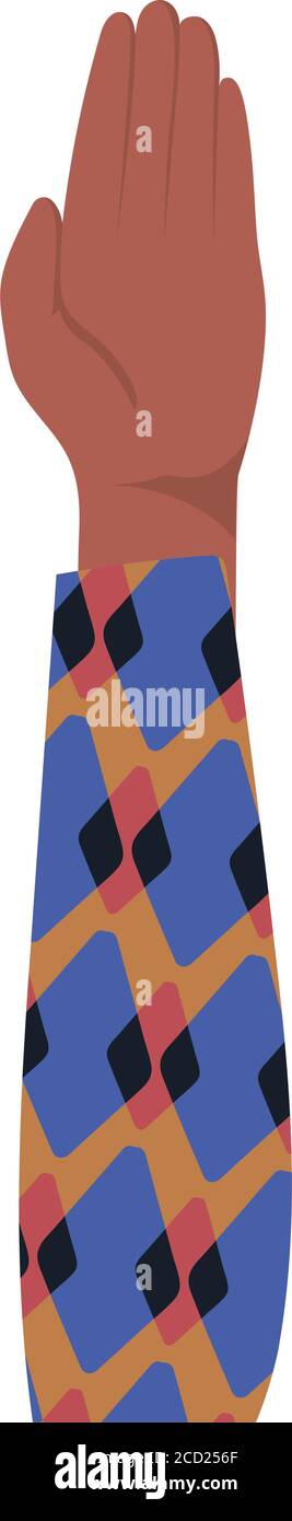 hand up design of People arm finger person learn communication ...