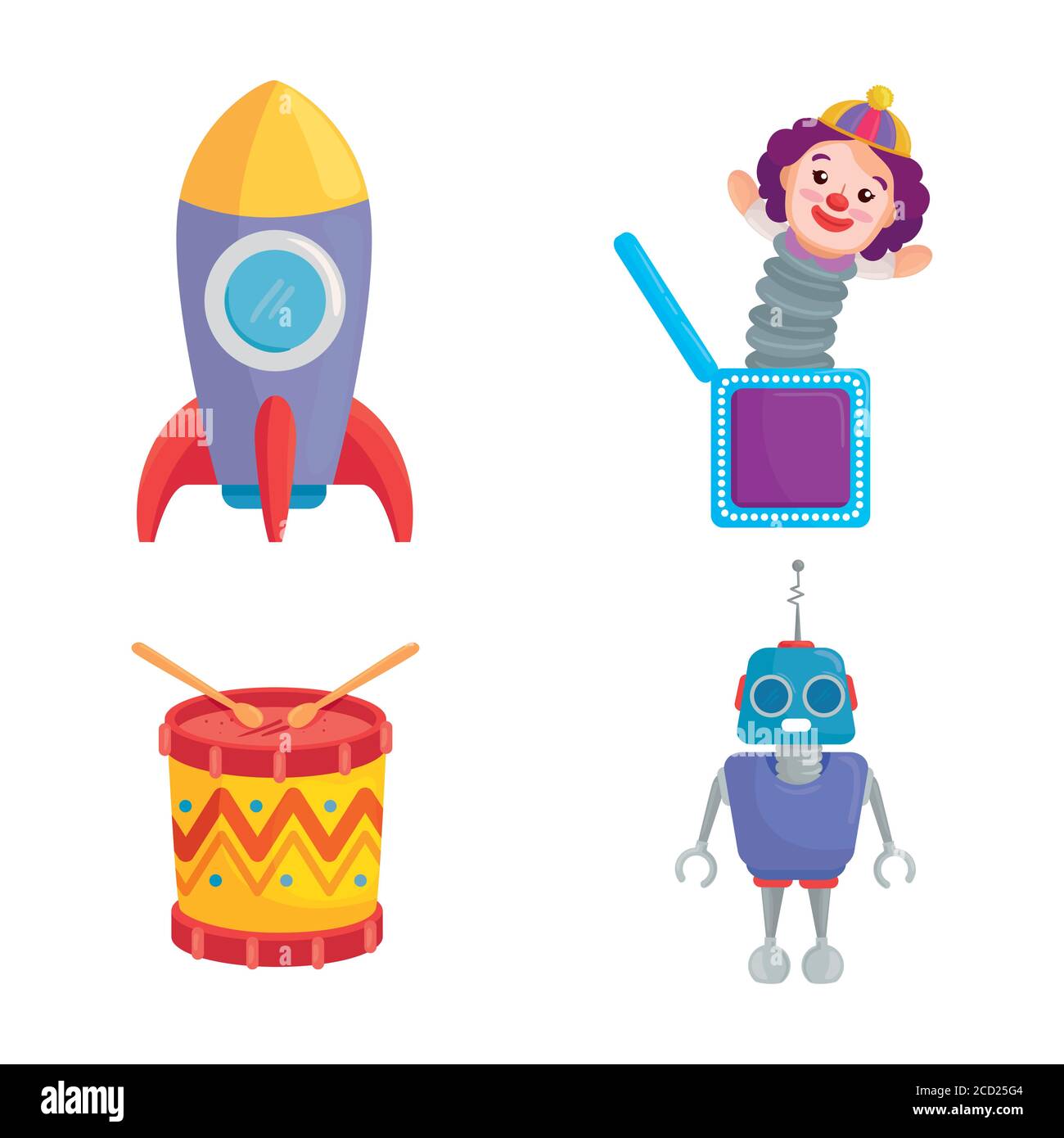 kids toys, set of icons Stock Vector Image & Art - Alamy