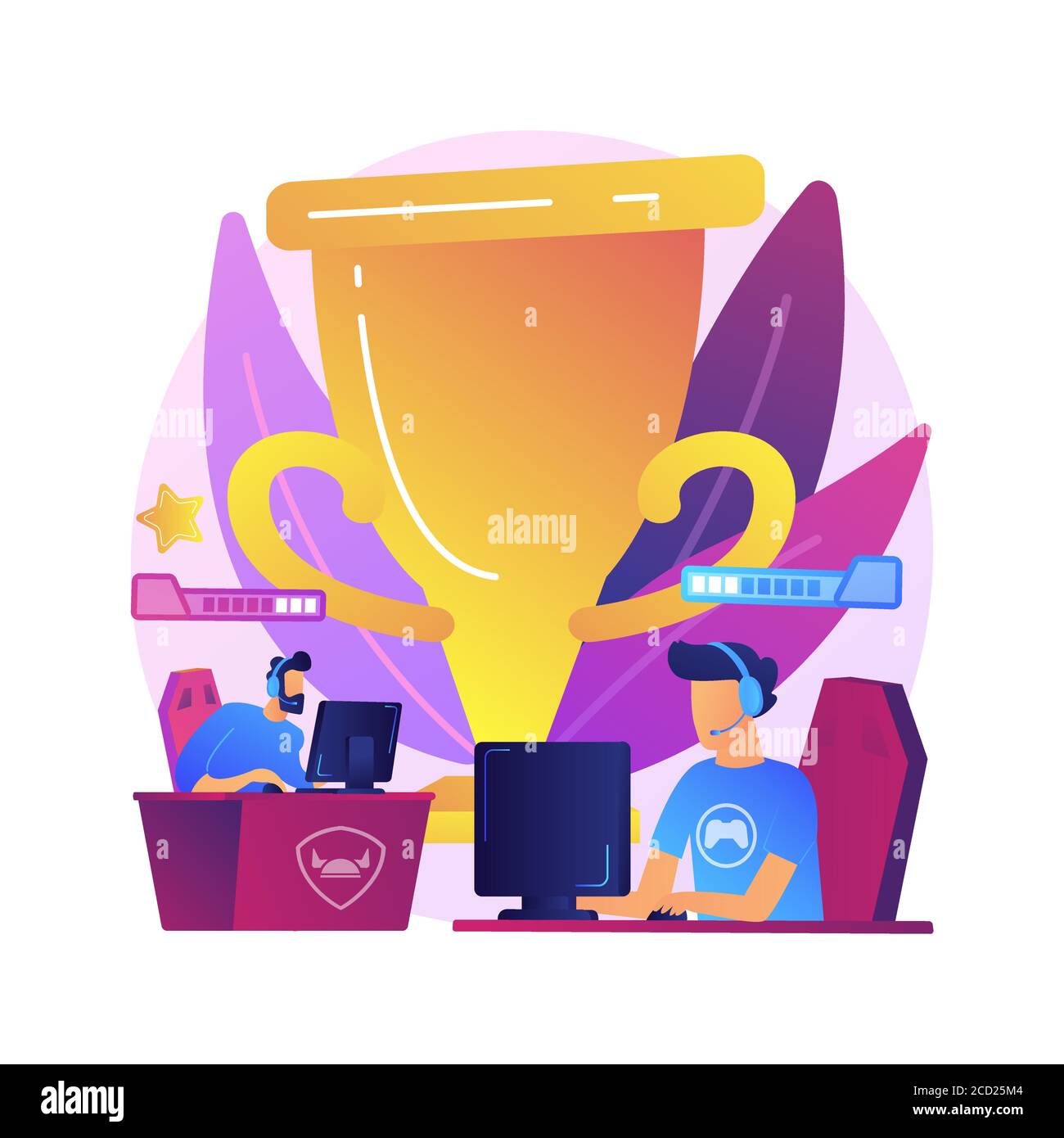 Esports tournament arena Stock Vector Images - Alamy