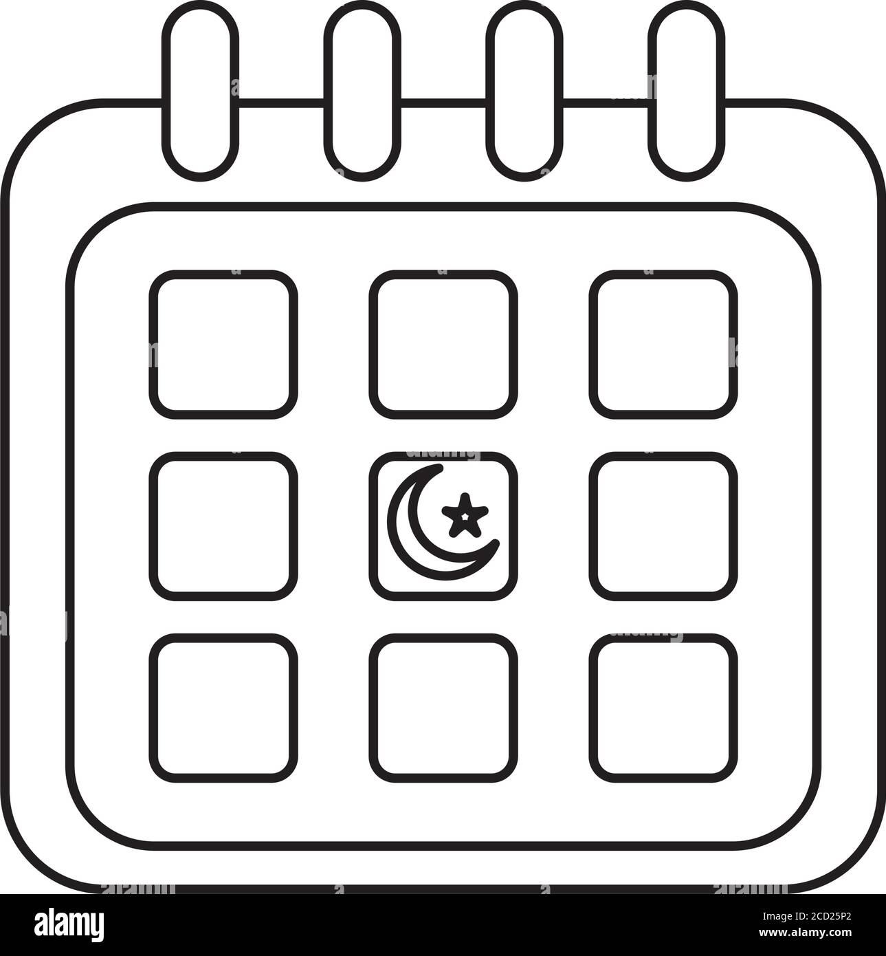 calendar with turkey republic date over white background, line style ...