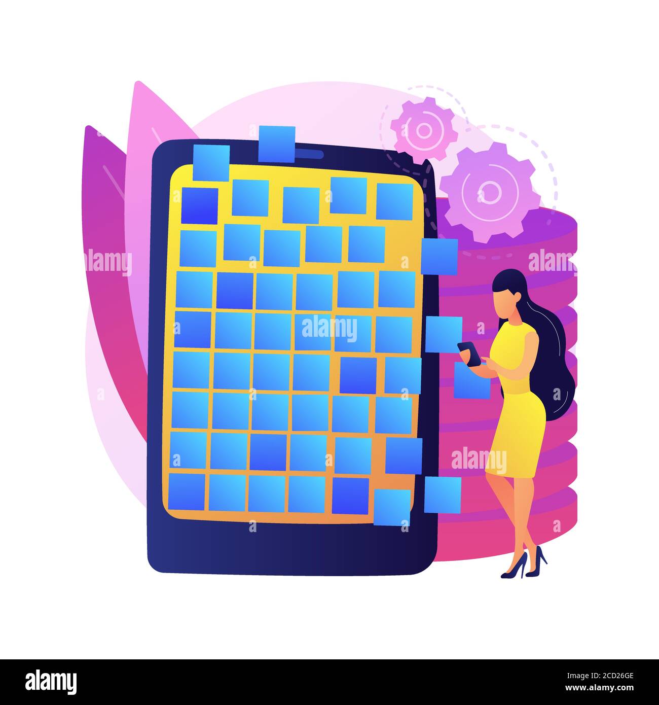 Big data applications abstract concept vector illustration Stock Vector ...