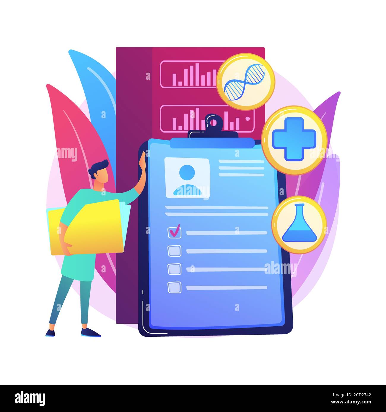 Genomic data illustration hi-res stock photography and images - Alamy