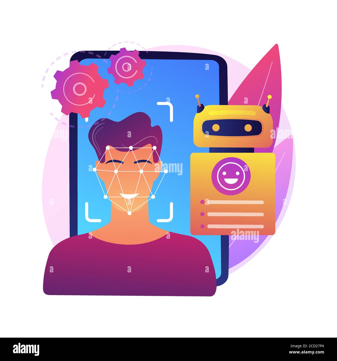 Affective Computing Abstract Concept Vector Illustration Stock Vector Image And Art Alamy