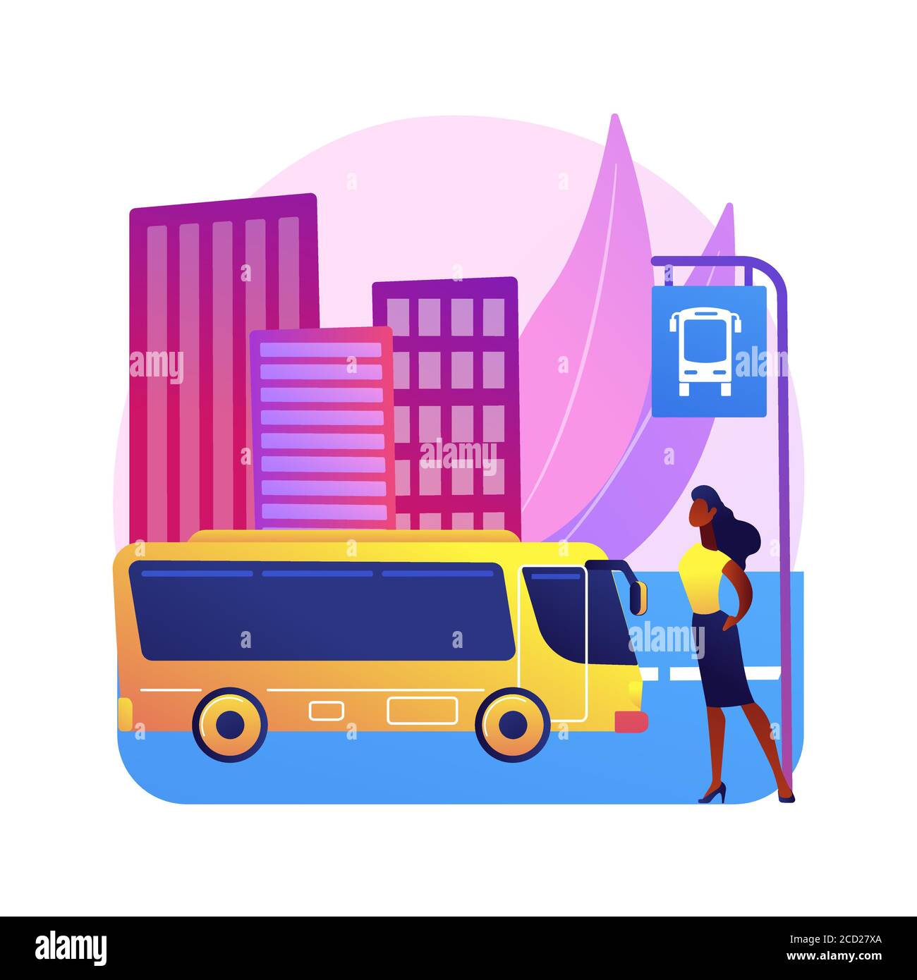 Public transport abstract concept vector illustration Stock Vector ... Public transport abstract concept vector illustration Stock Vector ...