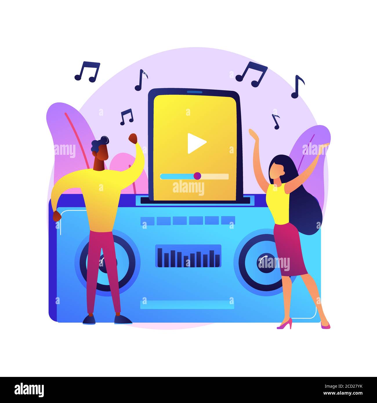 Docking station abstract concept vector illustration Stock Vector Image ...