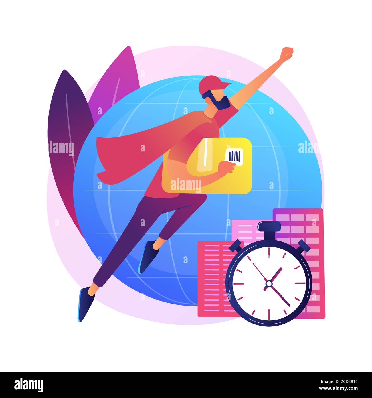 Express delivery service abstract concept vector illustration Stock ...
