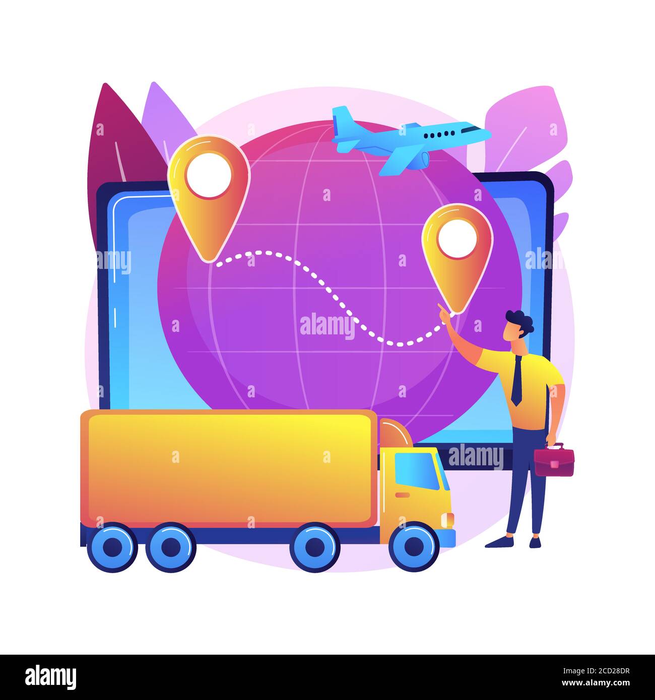Business logistics abstract concept vector illustration Stock Vector ... Business logistics abstract concept vector illustration Stock Vector ...