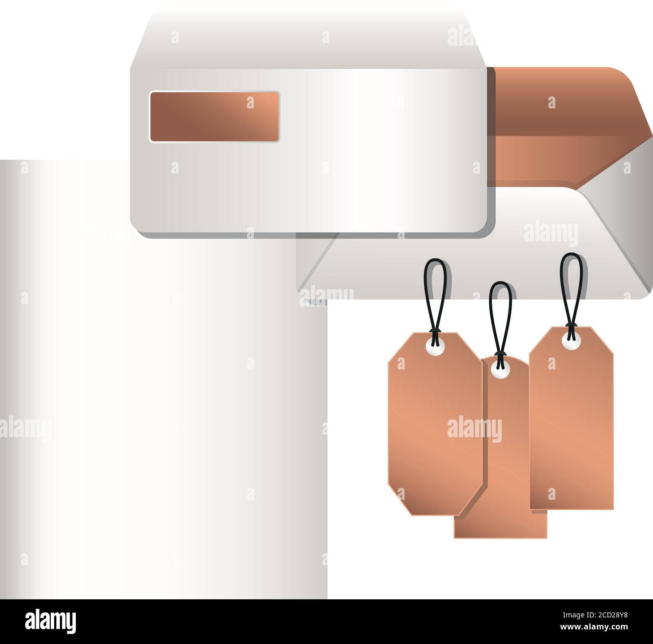 mockup envelopes and labels of corporate identity and stationery design ...