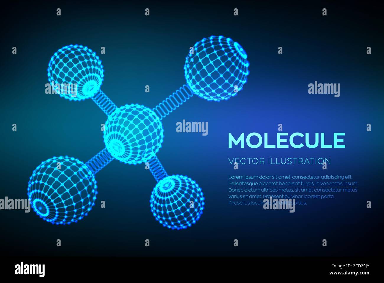3d dna lattice hi-res stock photography and images - Alamy
