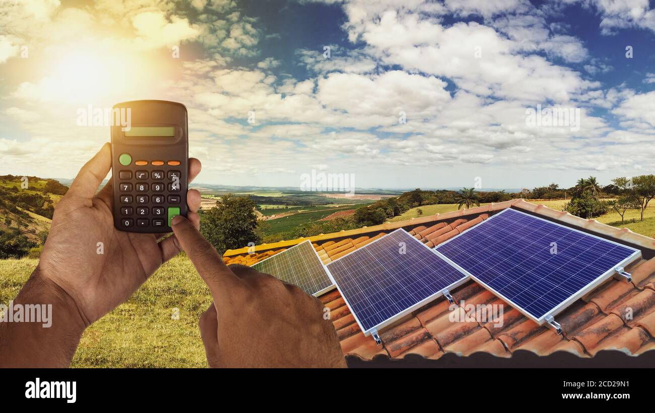 Solar photovoltaic installation hi-res stock photography and images - Alamy