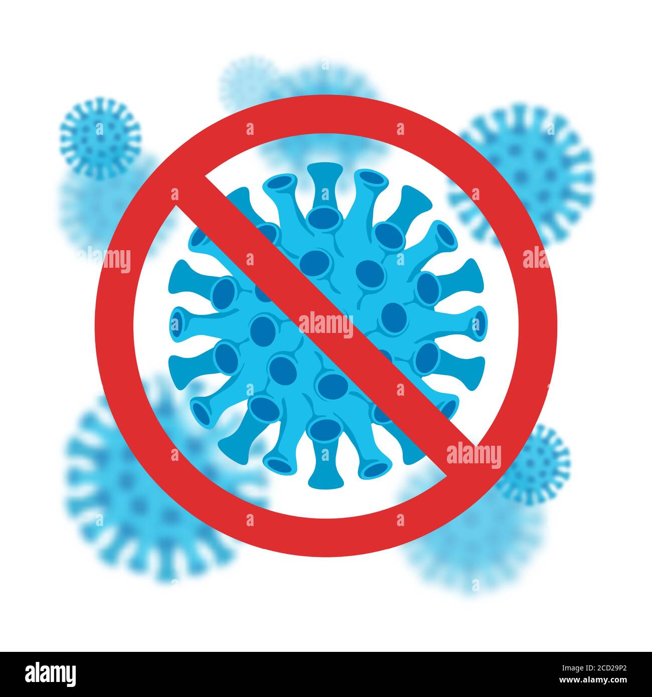 Sign caution coronavirus. Stop COVID-19. Coronavirus 2019-nCov novel ...