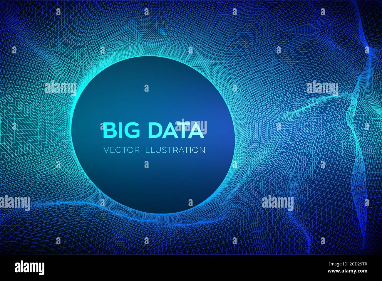 Abstract bigdata science background. Circle grid wave. Big data ... Abstract bigdata science background. Circle grid wave. Big data ...