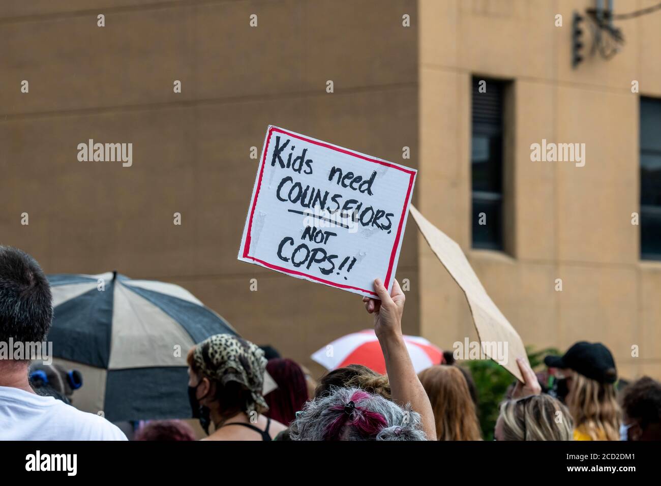 Police in schools with kids hi-res stock photography and images - Alamy