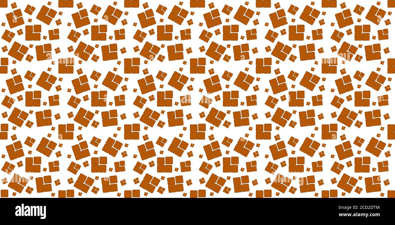 Closeup shot of brown cubes on white background Stock Photo - Alamy