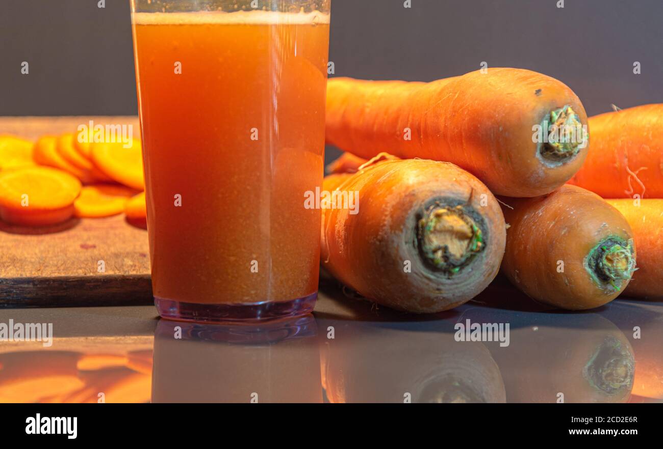 Carrot Juice Daucus Carota Vegetable Used For Salads The Carrot Is