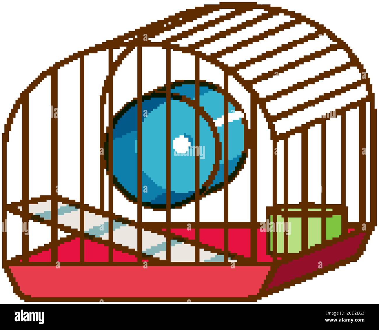 Hamster cage isolated Cut Out Stock Images & Pictures - Alamy