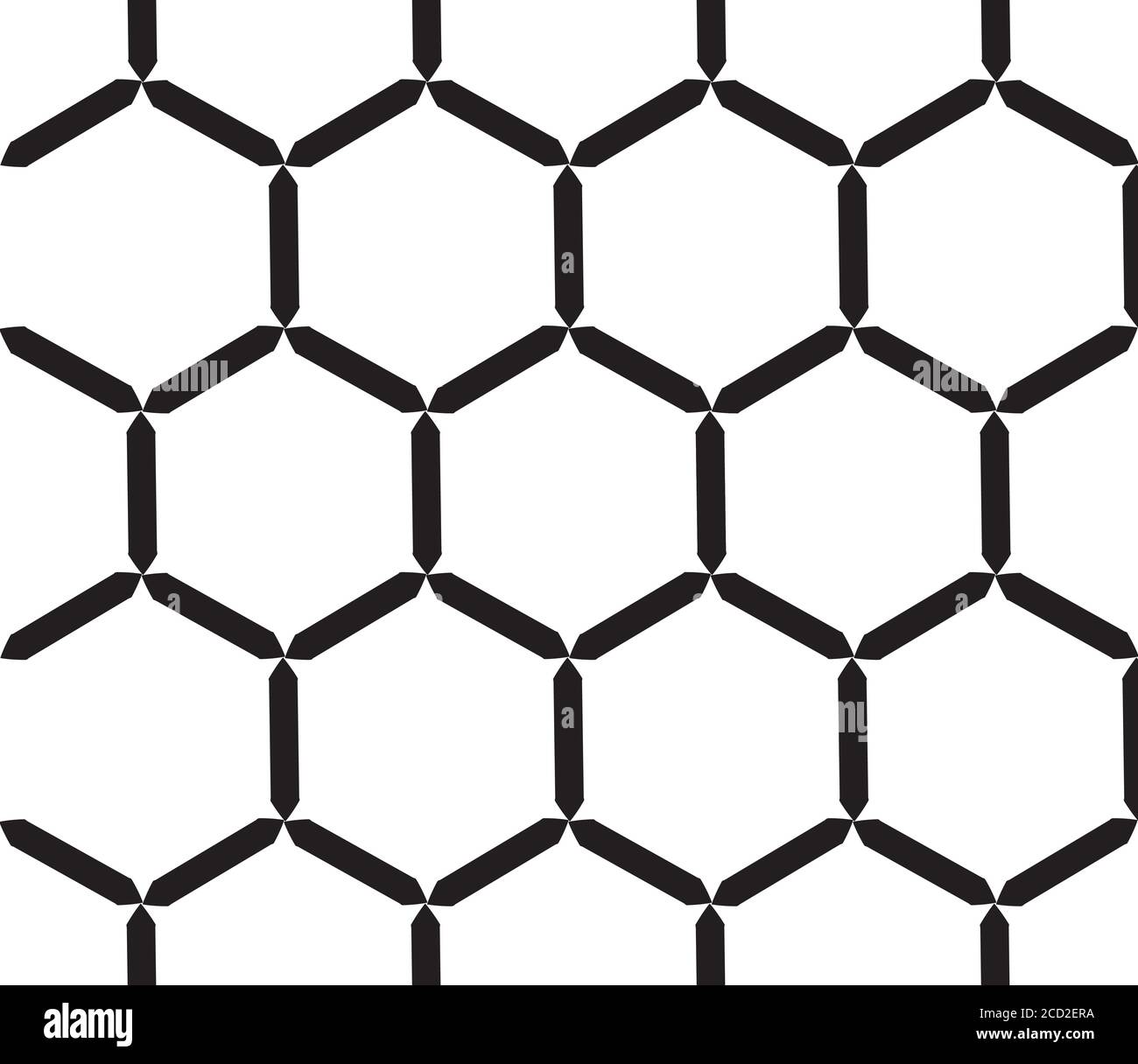 Seamless background with black segments(hexagon Stock Vector Image ...