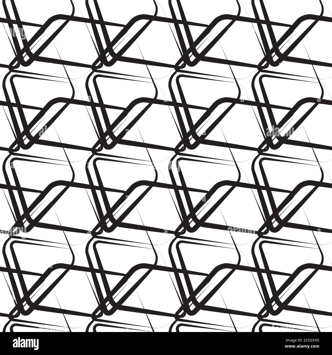 Seamless pattern of black lines hi-res stock photography and images - Alamy