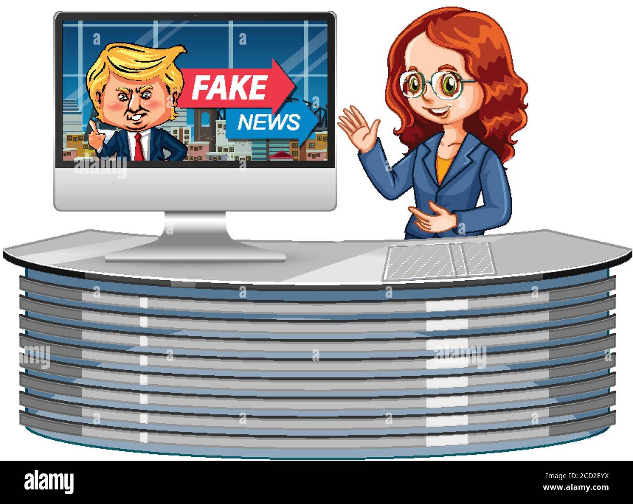 Animated Announcer Clipart