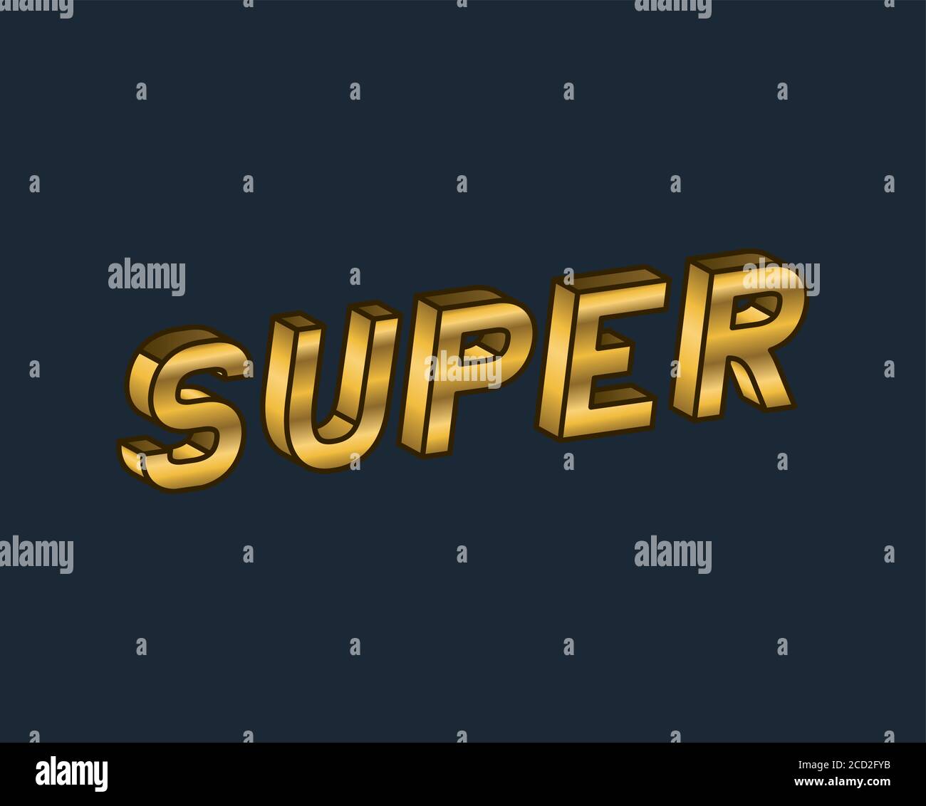 3d super lettering on gray background design, typography retro and ...