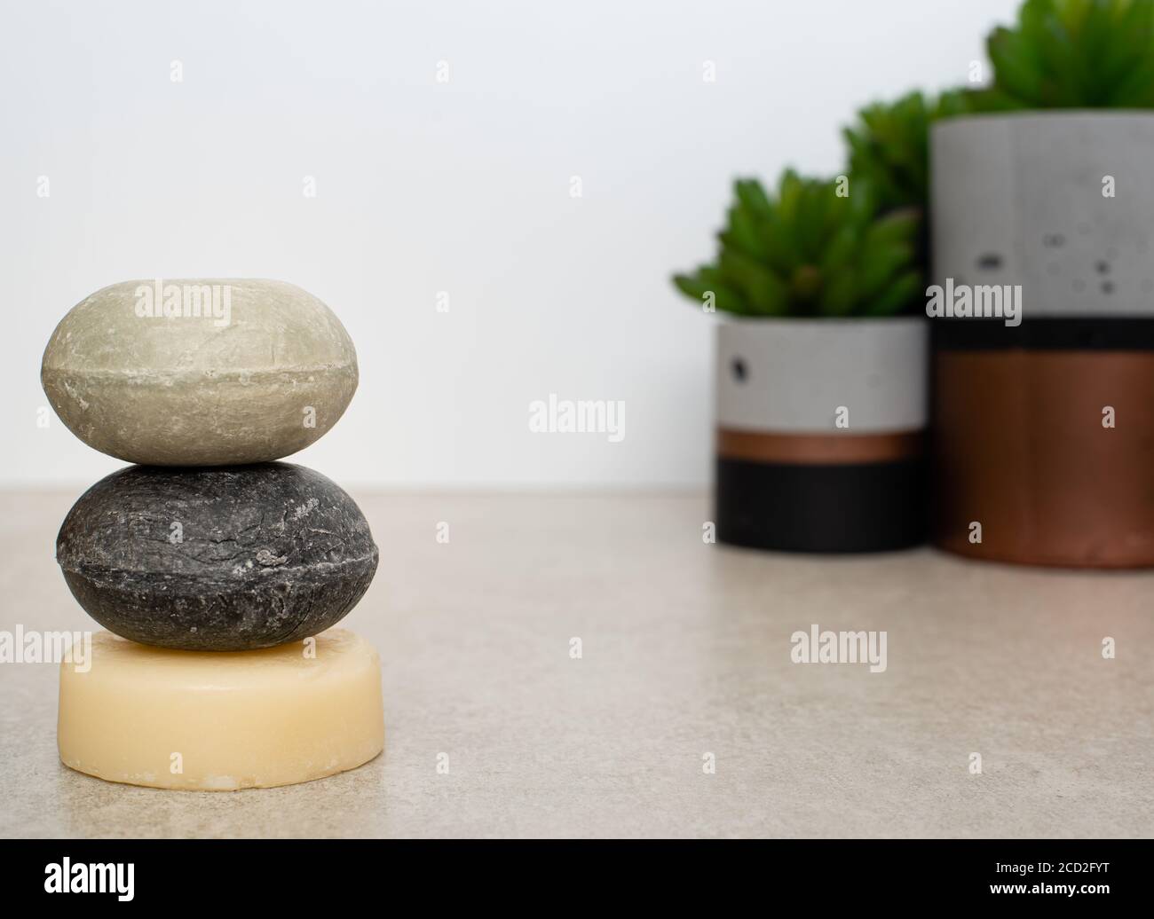 Solid Shampoo bars and Solid conditioner bar Stock Photo - Alamy