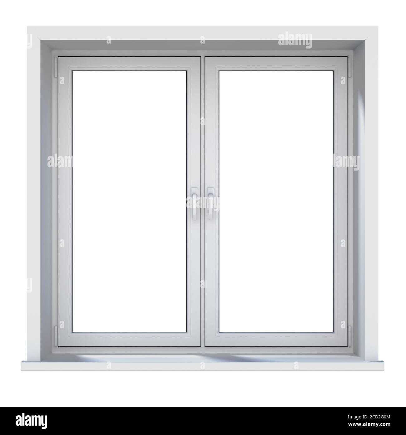 Plastic window with sunlight Stock Photo - Alamy