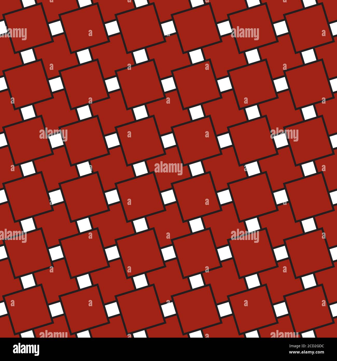 Seamless pattern with oblique red squares Stock Vector Image & Art - Alamy