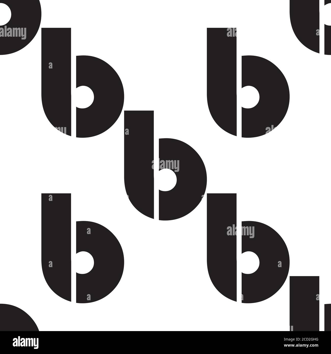 Seamless texture with black letter b Stock Vector Image & Art - Alamy