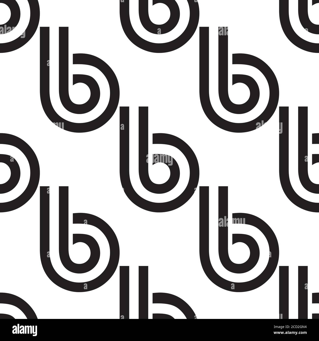 Seamless texture with black letter b Stock Vector Image & Art - Alamy