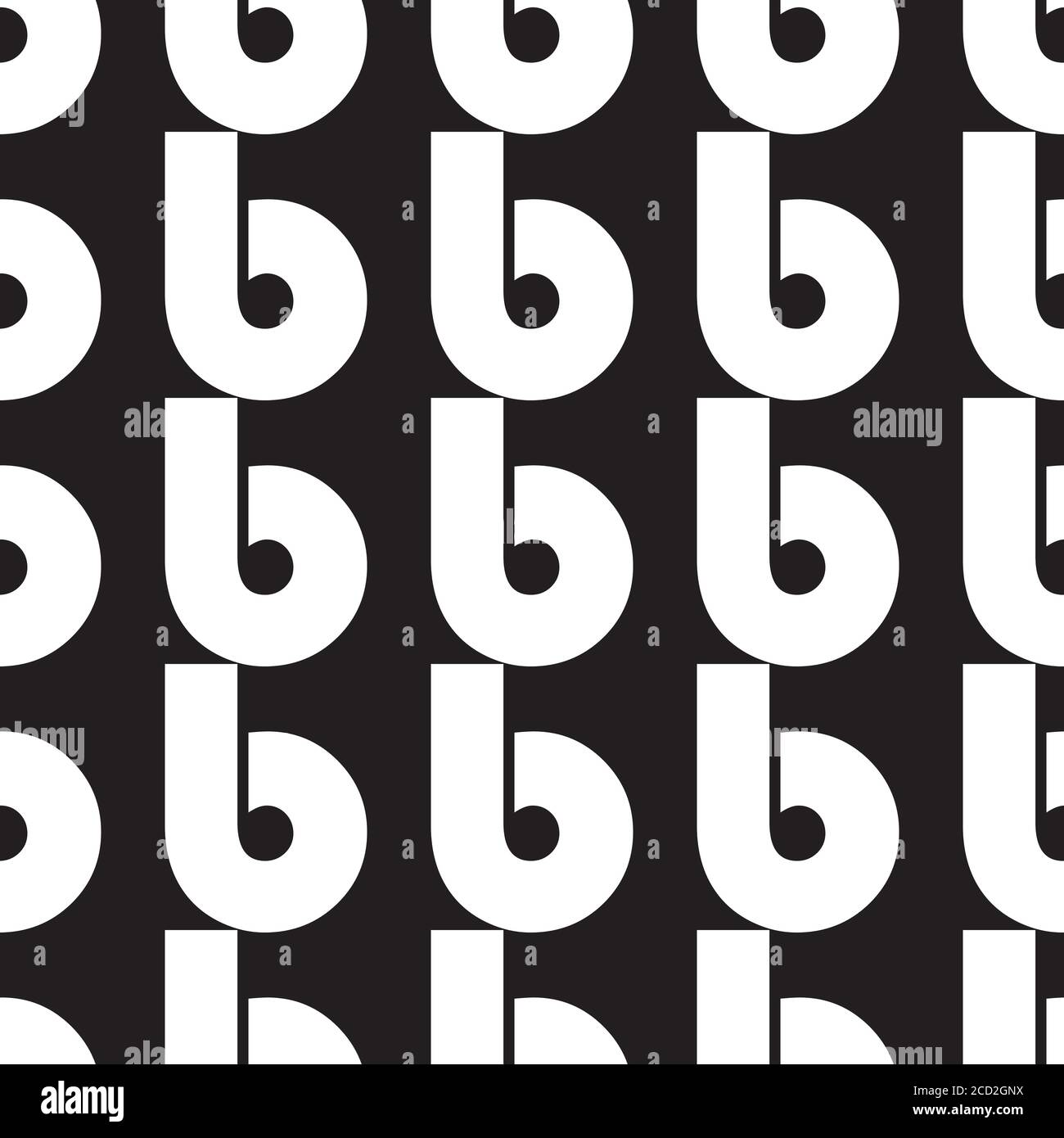 Seamless pattern with white letter b Stock Vector Image & Art - Alamy