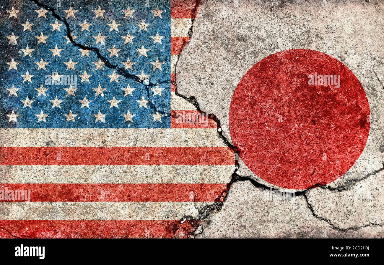 Japan usa flag hi-res stock photography and images - Alamy
