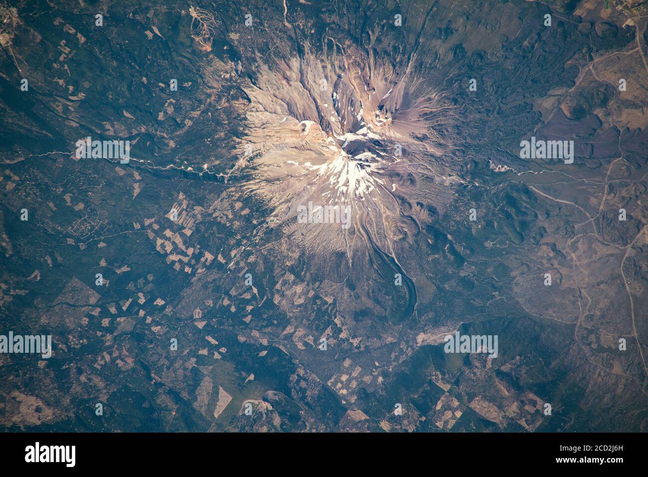 CALIFORNIA, USA - 14 Aug 2020 - Mount Shasta, a potentially active ...