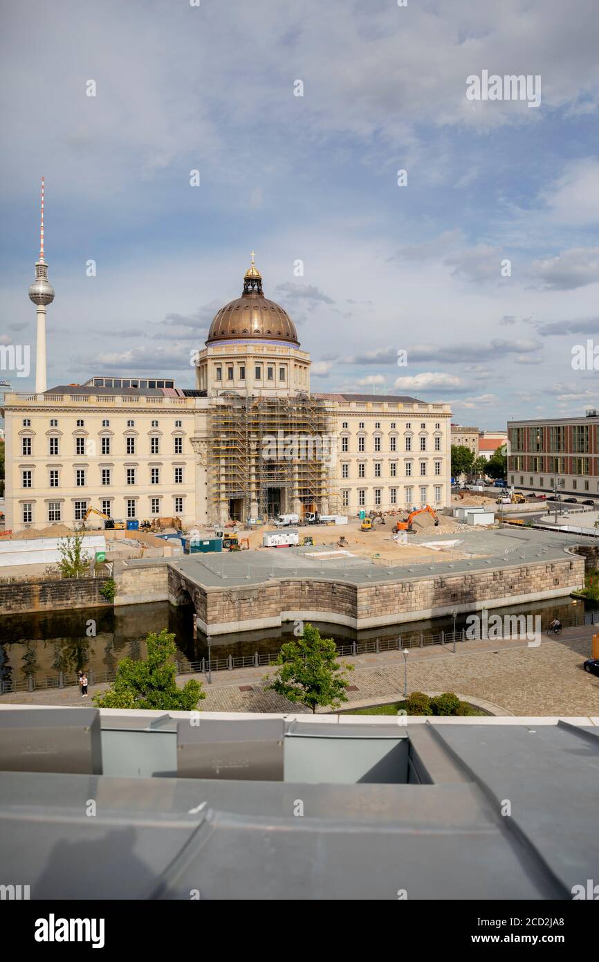 Berlin, Germany. 25th Aug, 2020. The construction site of the Freedom ...