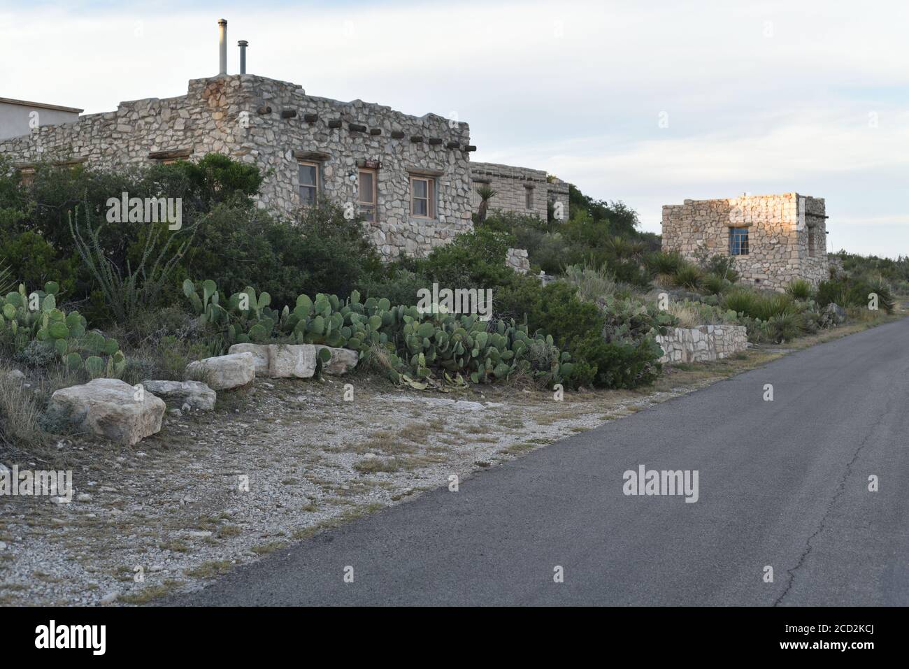 Research Hut number 6 and 8 at Carlsbad caverns National Park Stock ...